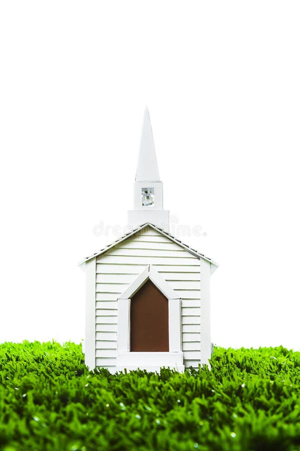 Wedding Chapel on White Background Stock Photo - Image of traditional ...