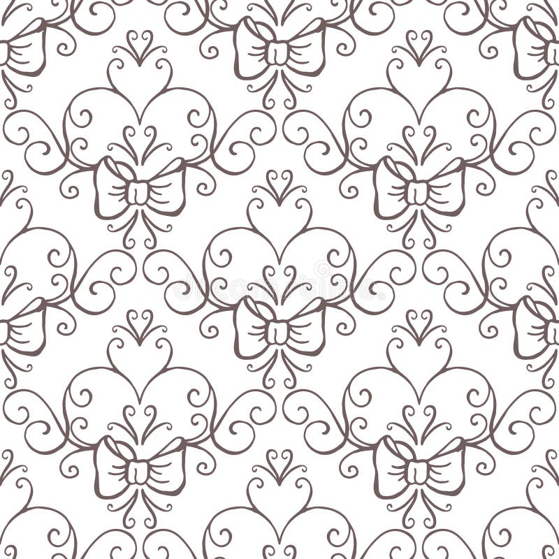 Wedding Collection. Seamless Background. Vector Stock Vector ...