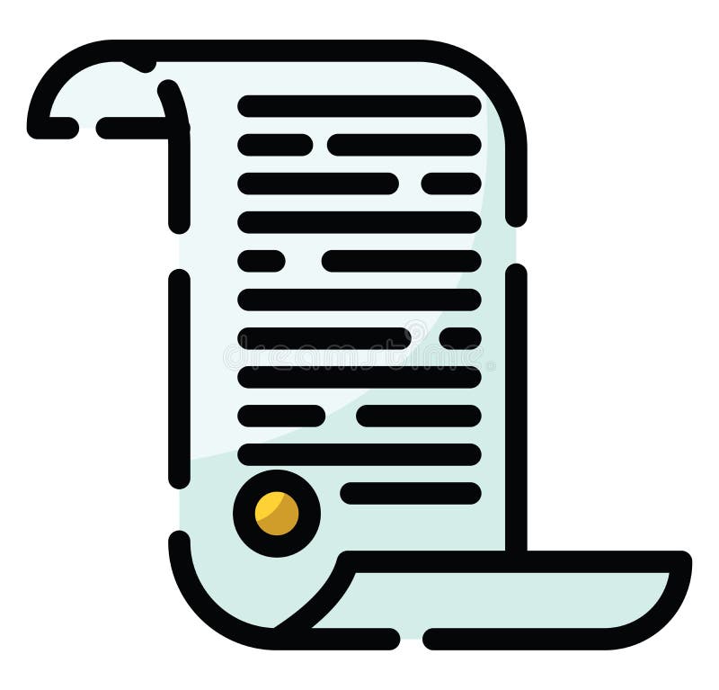 Wedding Contract Multicolored Icon. Element of Wedding, Thin Line ...