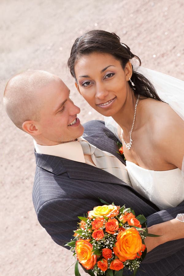 Wedding couple stock image. Image of feeling, married - 15856595
