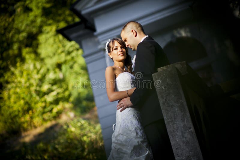Wedding couple stock image. Image of pretty, marriage - 21632989