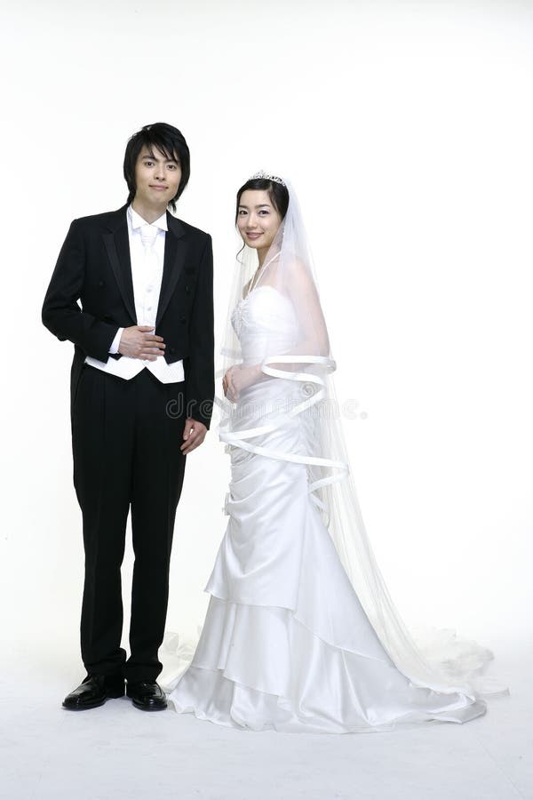 Wedding Couple stock photo. Image of posture, affectionate - 81544264