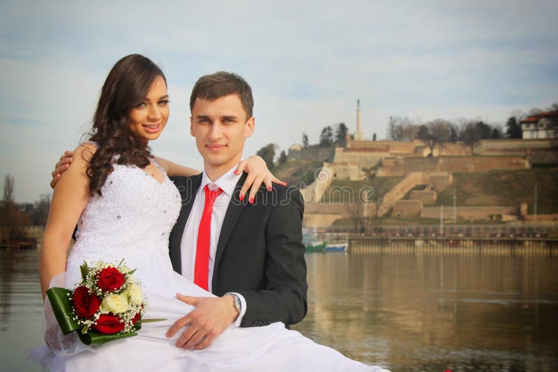 Wedding couple stock image. Image of serbia, romance - 49389625
