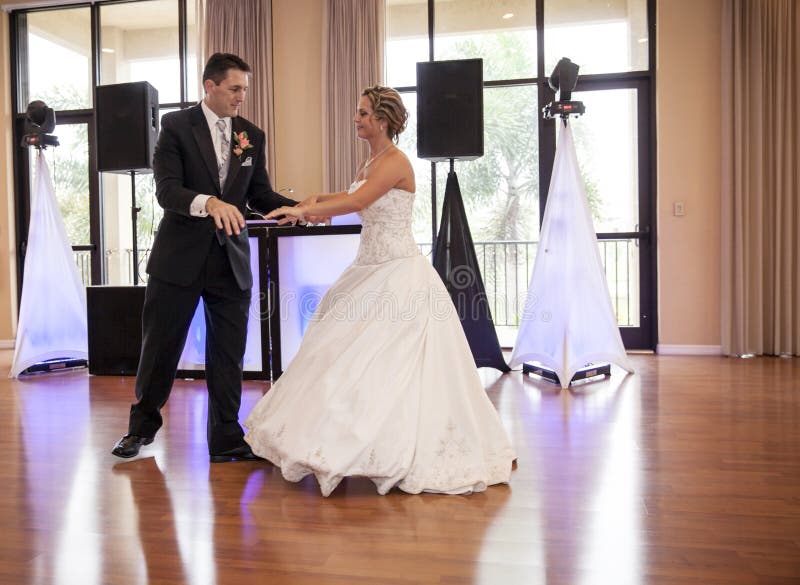 Wedding couple dancing stock photo. Image of betrothed - 45540012