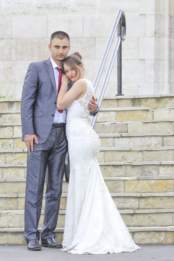 Wedding couple stock photo. Image of outdoor, dress, colorful - 77057452