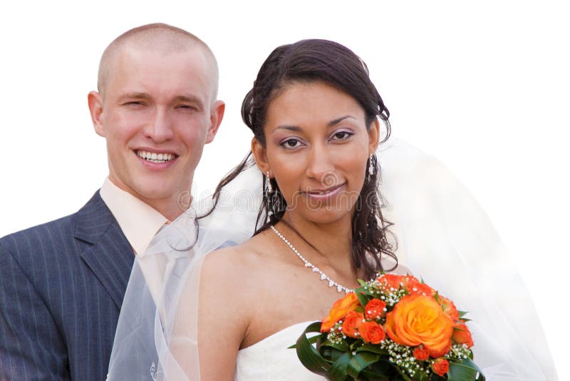 Wedding couple isolated stock image. Image of holding - 15173213