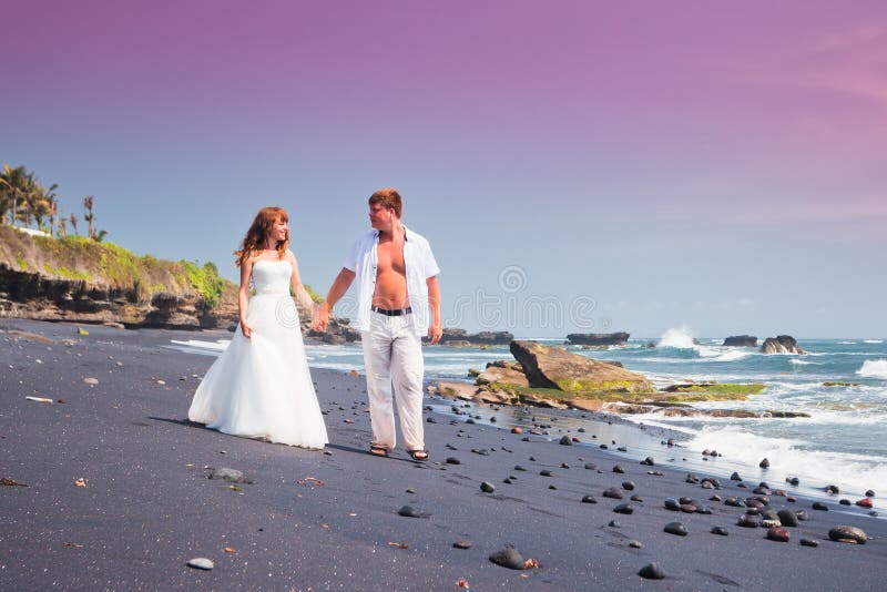 Wedding Couple Just Married Stock Photo - Image of marriage, female ...