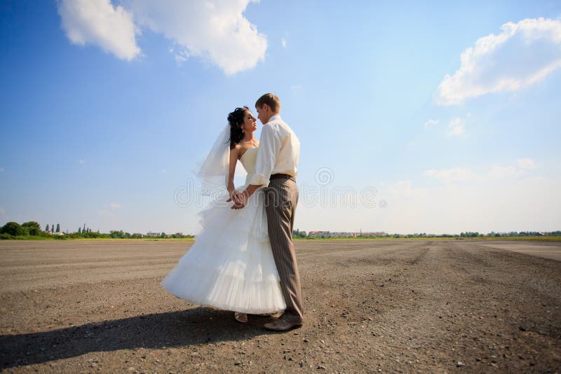 Wedding couple outdoor stock photo. Image of happy, couple - 20274446