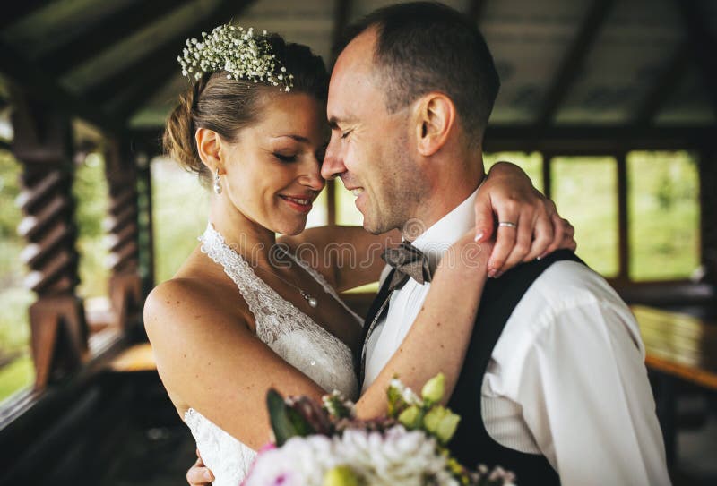 Wedding couple together stock image. Image of bridegroom - 60074861