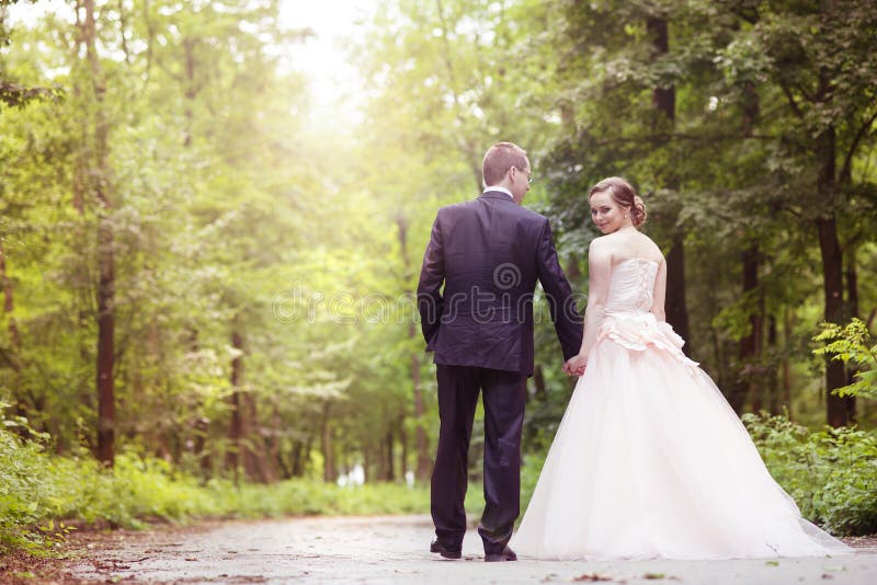 Wedding walk stock image. Image of male, natural, marry - 37204893