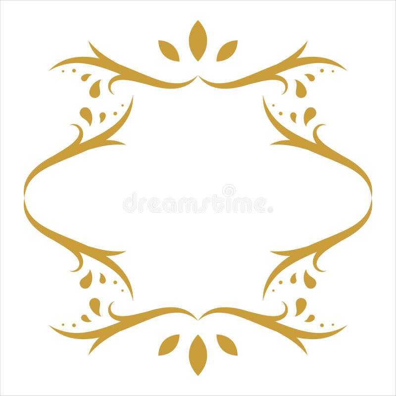 Wedding Curve Complex Ornament Collection Stock Vector - Illustration ...