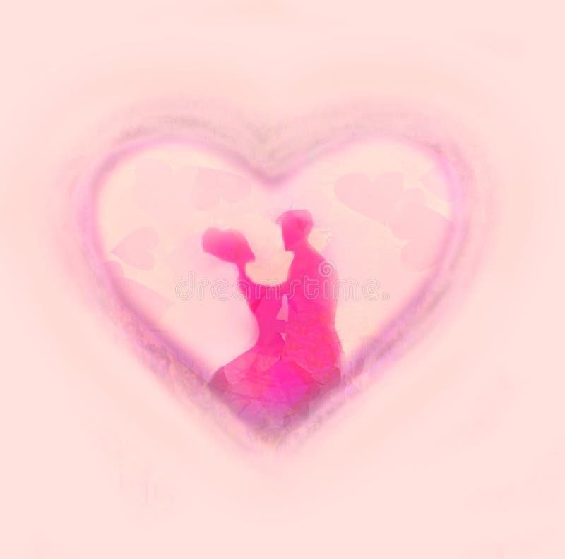 Wedding Dancing Couple Card Stock Illustration - Illustration of bridal ...