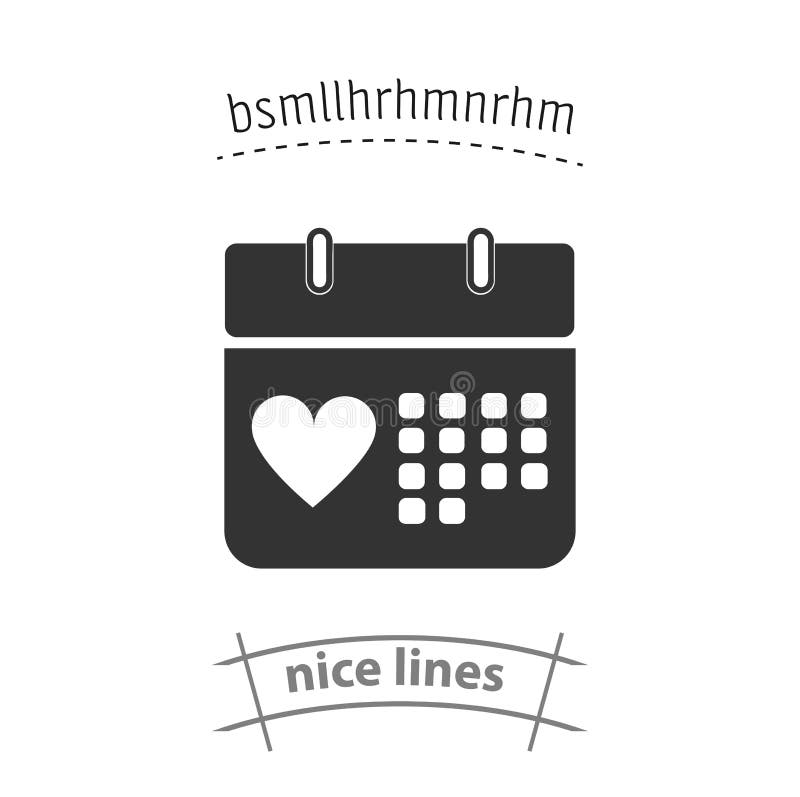Wedding Day on Calendar Simple Icon. Wedding Day on Calendar Isolated ... Wedding Day on Calendar Simple Icon. Wedding Day on Calendar Isolated ...
