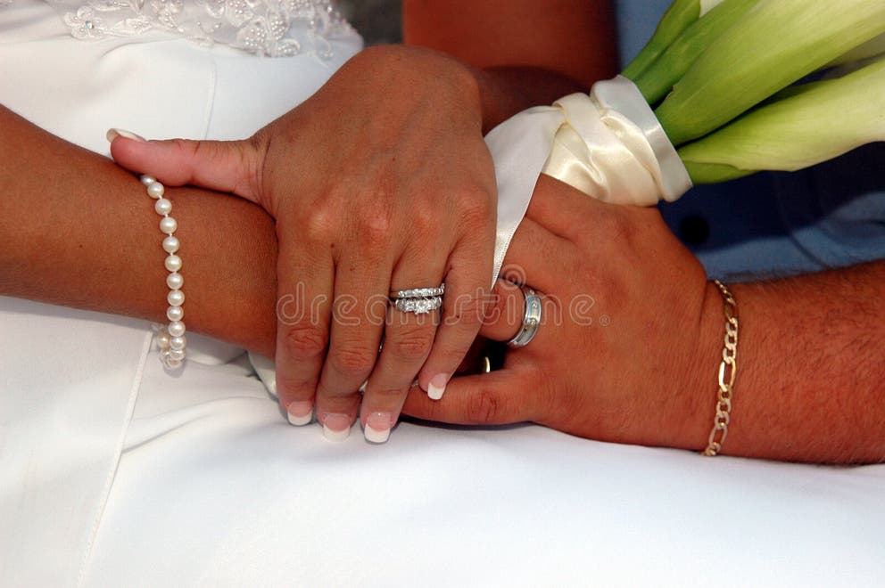 Wedding day hands stock image. Image of joined, newlywed - 815111