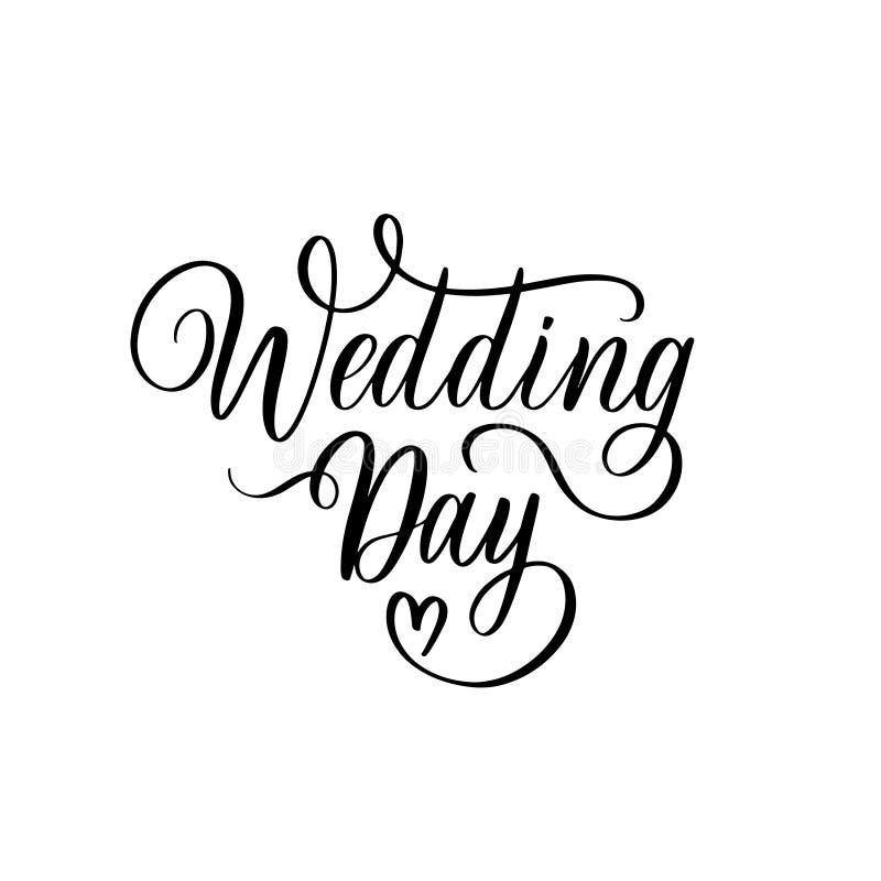 We Do - Handwritten Wedding Calligraphy Inscription Stock Vector ...
