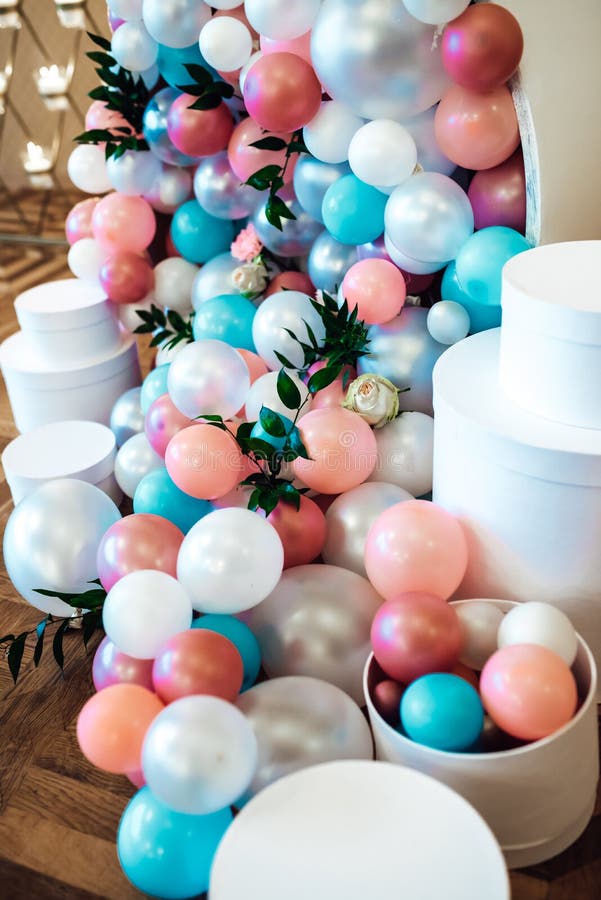 Wedding Decor with Large Beads Stock Photo - Image of material ...