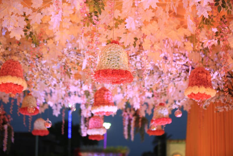 Wedding Decoration Beautiful Function Decoration Stock Photo - Image of ...