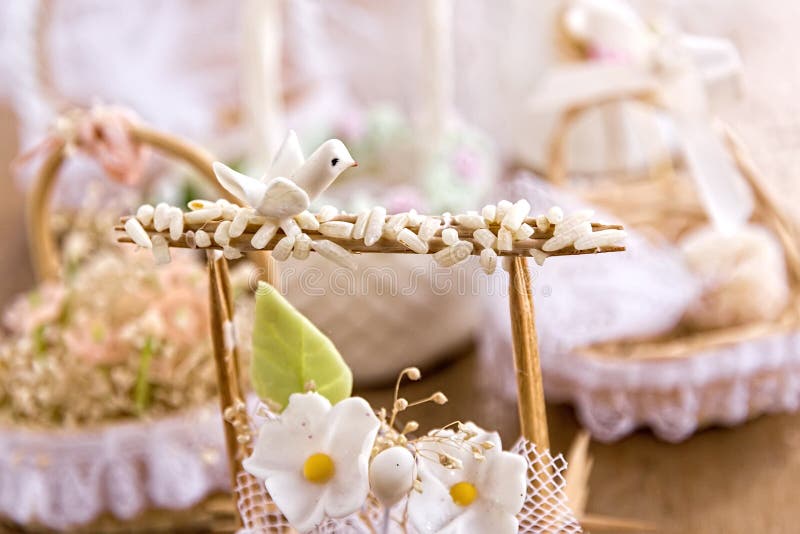 Wedding Decoration Doves stock image. Image of wedding - 54740765