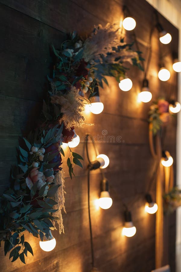 Flashlights on the wall stock image. Image of decoration - 212756361