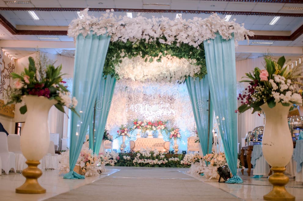 Wedding decorations stock image. Image of banquet, married - 289060529