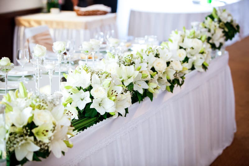 Wedding decorations stock photo. Image of clean, elegant - 59158626