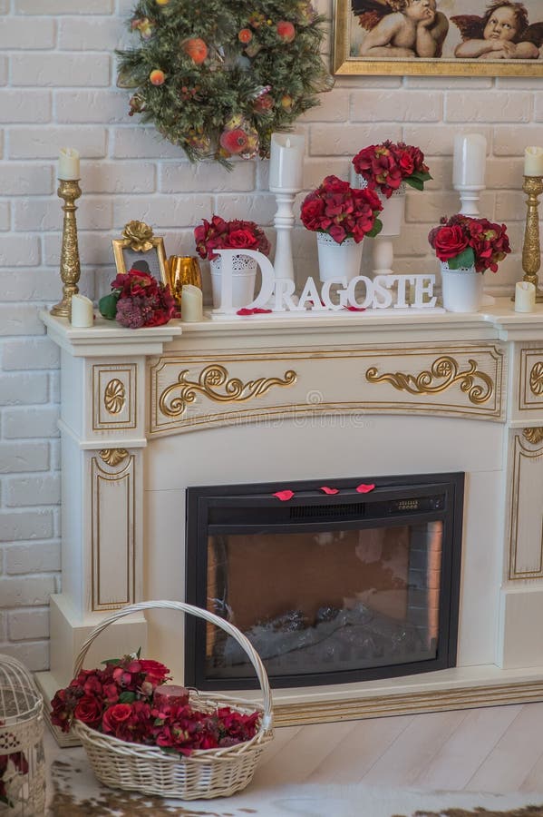 Wedding Decorations for Home Stock Photo - Image of room, apartment ...