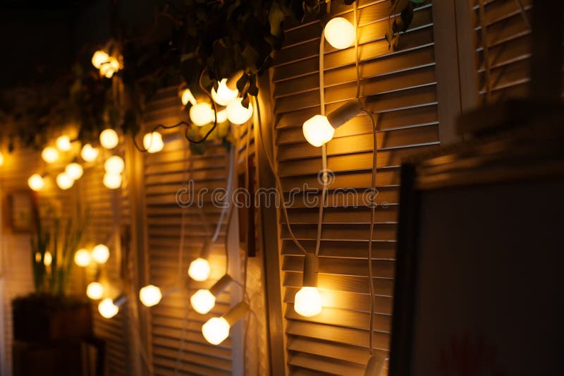 Wedding Decorations at Night Stock Image - Image of decor, beautiful ...