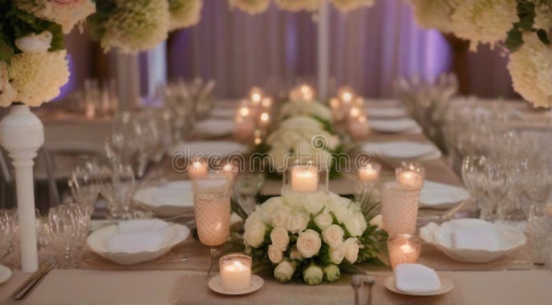 Wedding Designed Table Setting, Wedding Scene, Wedding Table, Bright ...