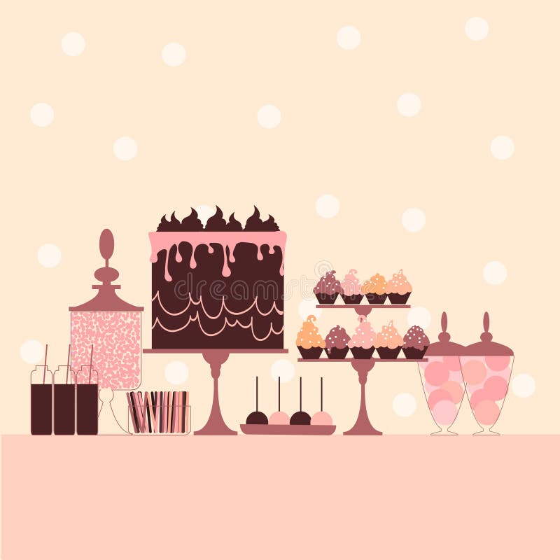 Buffet Table Drawing Stock Illustrations – 296 Buffet Table Drawing ...