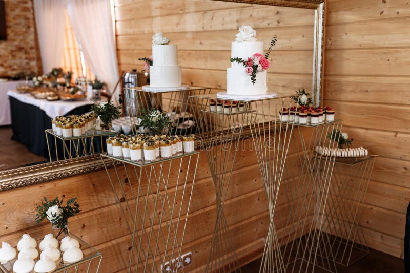 Cake table setup stock photo. Image of decor, decorated - 314980548