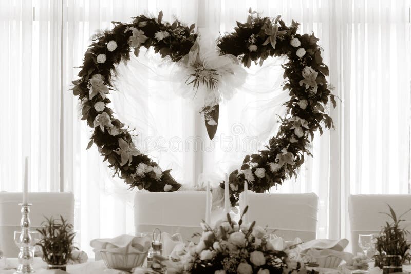 Wedding detail - heart stock image. Image of background - 1922013