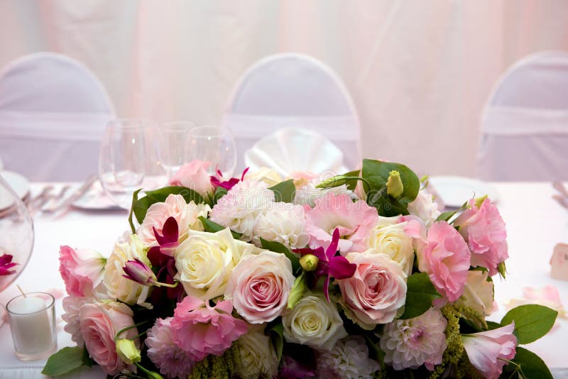 Wedding dinner stock photo. Image of event, rich, bouquet - 6792100