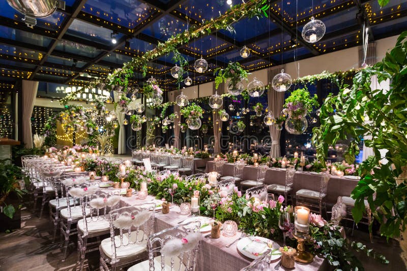 Wedding dinner stock photo. Image of dining, convention - 64853110