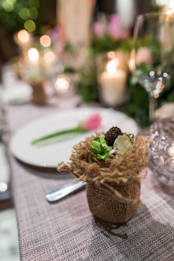 Wedding dinner stock photo. Image of dining, convention - 64853110