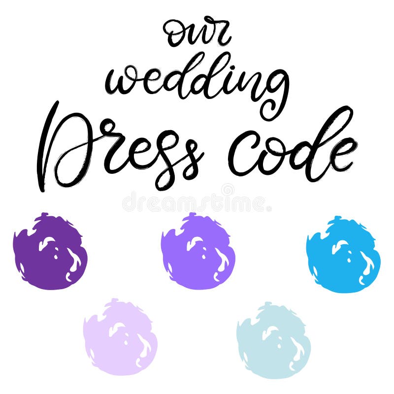 Wedding dress code clipart | Beachweddingtips.com