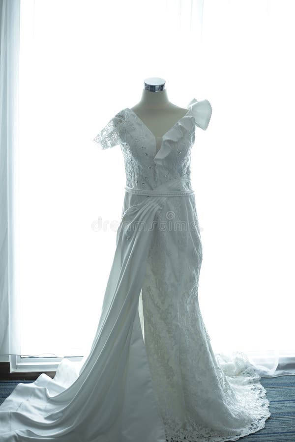 Wedding dress is ready stock photo. Image of dress, people - 277128450