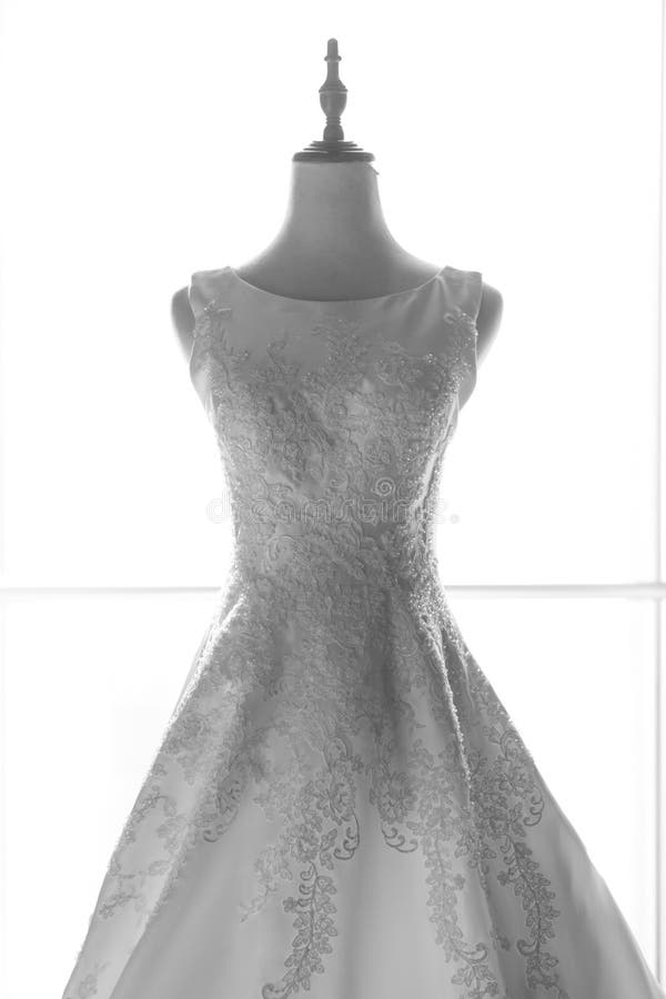 Wedding dress stock image. Image of ceremony, beautiful - 64851315