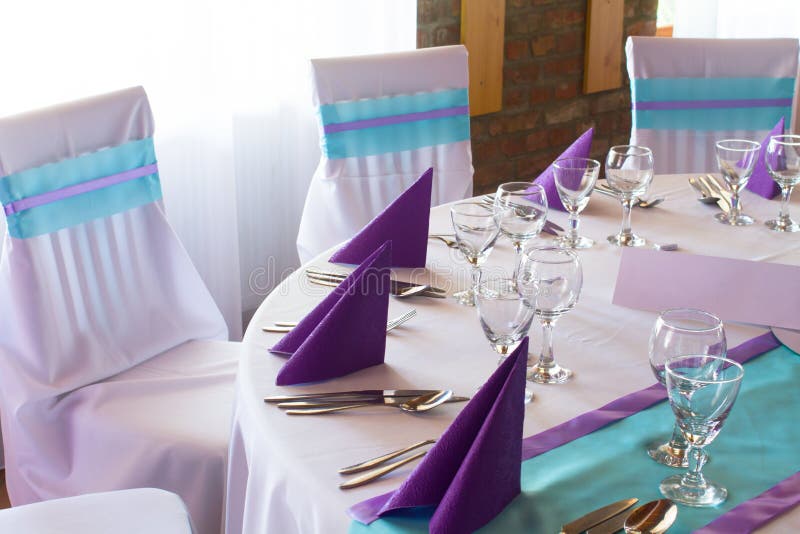 Wedding or event table stock image. Image of catering - 40989771