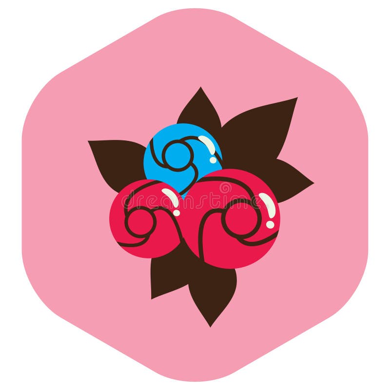 Wedding Flower Bokey. Vector Illustration Decorative Design Stock ...