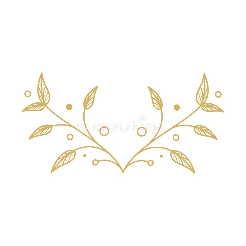 Wedding Flower Frame Element Design Stock Illustration - Illustration ...