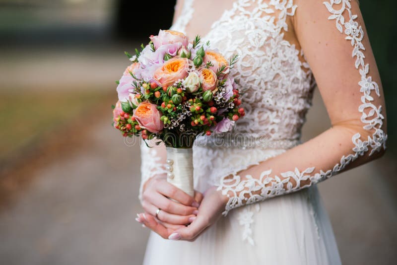 Wedding Flowers Bride Groom Stock Image - Image of flowers, married ...