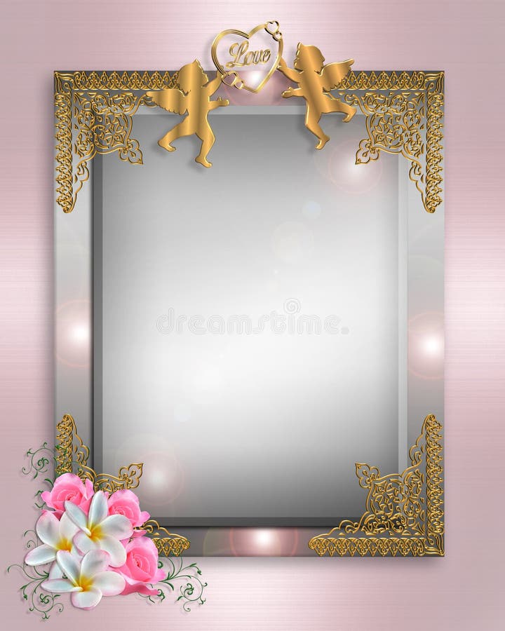 Wedding Frame stock illustration. Illustration of digital - 6802937