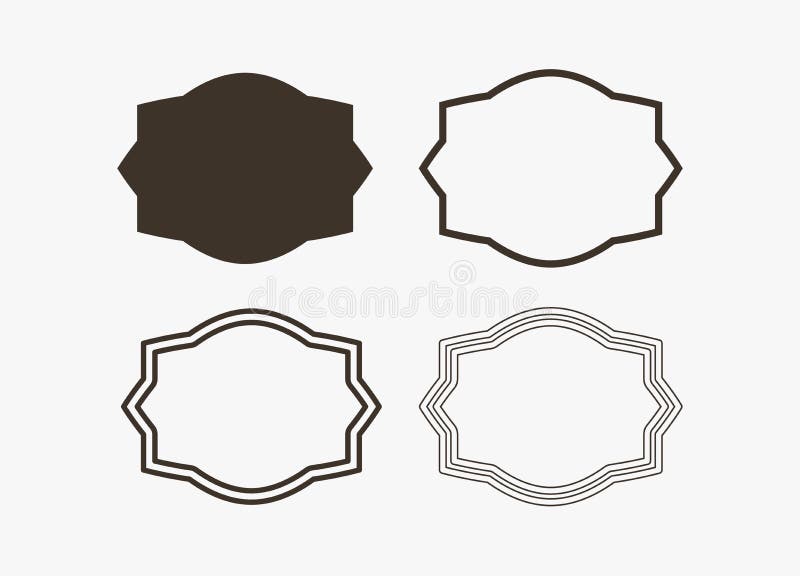 Wedding Frame. Mailbox Monogram, Vintage. Basic Shape, Monogram Frame ...