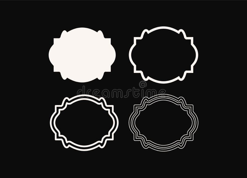 Wedding Frame. Mailbox Monogram, Vintage. Basic Shape, Monogram Frame ...