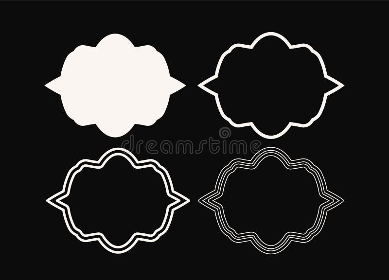 Wedding Frame. Mailbox Monogram, Vintage. Basic Shape, Monogram Frame ...