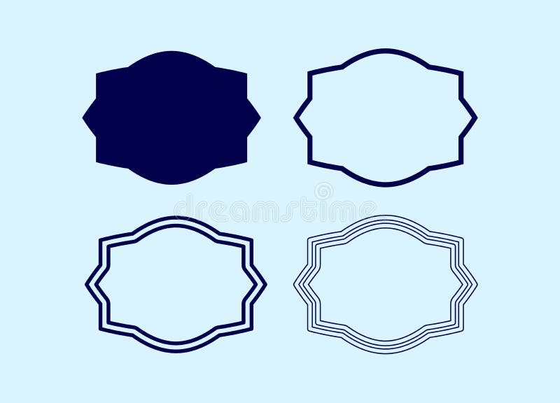 Wedding Frame. Mailbox Monogram, Vintage. Basic Shape, Monogram Frame ...