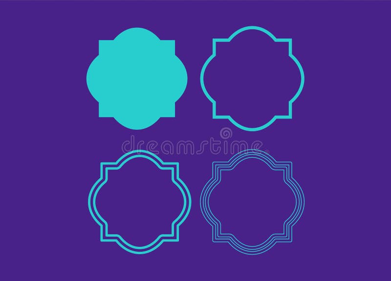 Wedding Frame. Mailbox Monogram, Vintage. Basic Shape, Monogram Frame ...