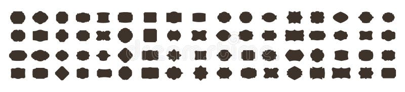 Wedding Frame. Mailbox Monogram, Basic Shapes, Monogram Frame. Empty ...