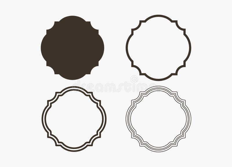 Wedding Frame. Mailbox Monogram, Vintage. Basic Shape, Monogram Frame ...