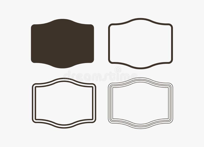 Wedding Frame. Mailbox Monogram, Vintage. Basic Shape, Monogram Frame ...